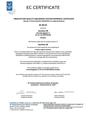Fillable Online EC CERTIFICATE Fax Email Print - pdfFiller