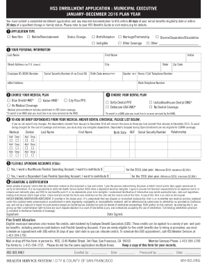 Fillable Online myhss HSS ENROLLMENT APPLICATION - myhss.org Fax Email ...