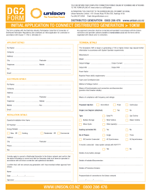 Fillable Online Download DG2 form - Unison Fax Email Print - pdfFiller