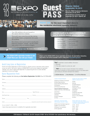 Fillable Online Guest Pass - Crestron Fax Email Print - pdfFiller