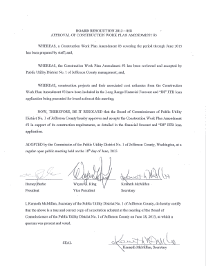 Fillable Online media jeffpud APPROVAL OF CONSTRUCTION WORK PLAN ...