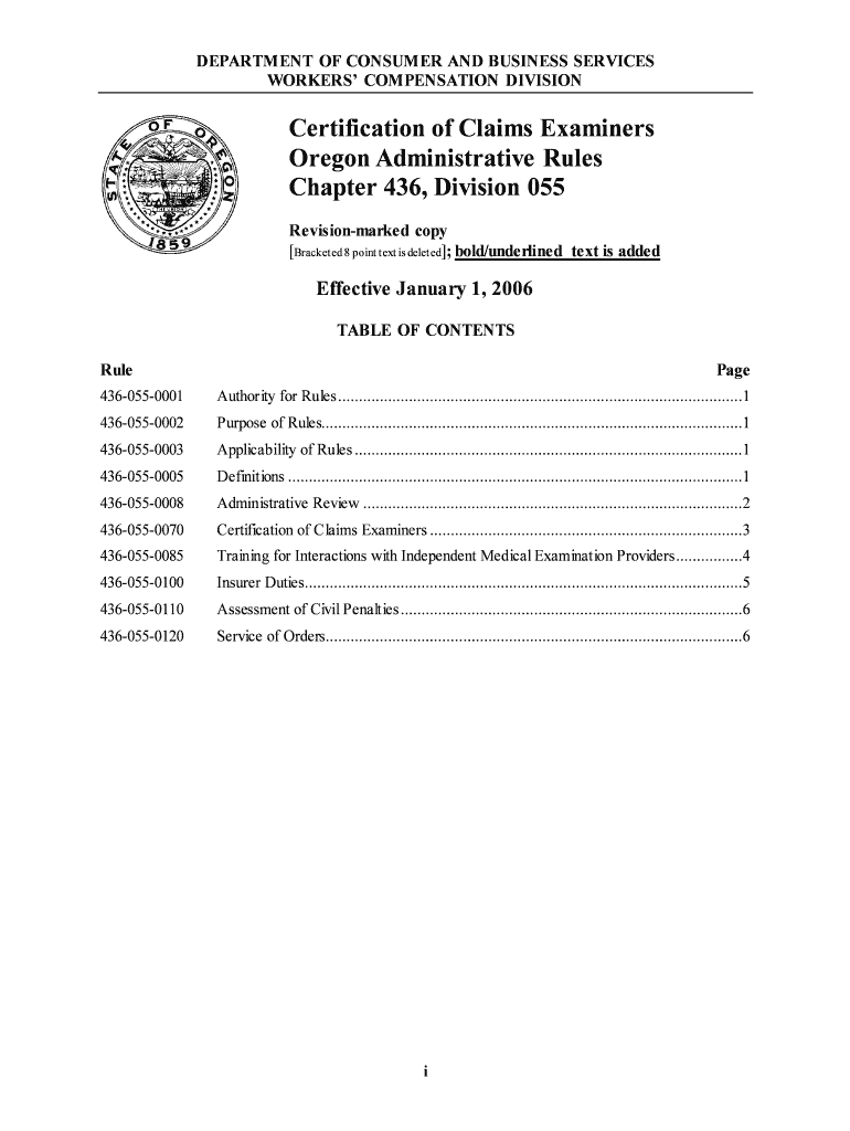 Fillable Online Certification of Claims Examiners Fax Email Print ...