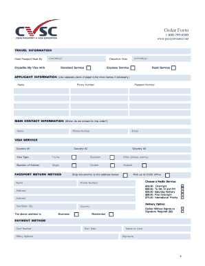 Fillable Online Visa Application Form for Qatar - Passport Center Fax ...