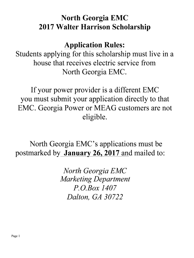 Fillable Online 2017 WHS application with cover letter.doc Fax Email ...