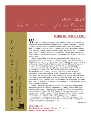 Fillable Online e have had another banner year within the department ...