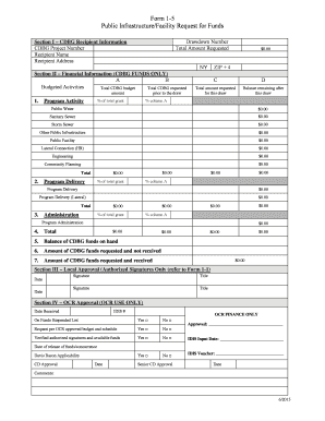 Fillable Online nyshcr Form 1-5 Public Infrastructure-Facility Request ...