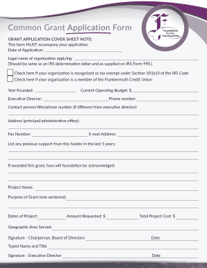 Fillable Online Applying for a grant is easy. Fax Email Print - pdfFiller