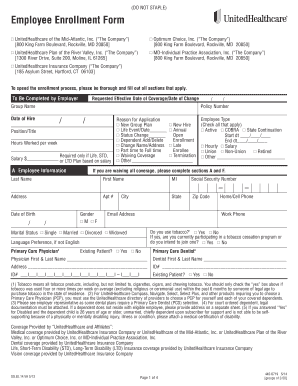 Fillable Online UnitedHealthcare of the Mid-Atlantic, Inc Fax Email ...