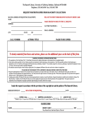Fillable Online lib berkeley Request for Photocopies Form - UC Berkeley ...
