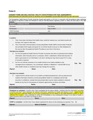 Fillable Online Consent Form - Constructing Better Health Fax Email ...
