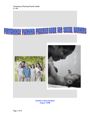 Fillable Online dshs wa PERMANENCY PLANNING PRACTICE GUIDE Fax Email ...