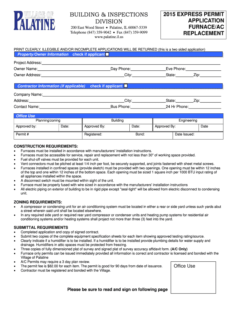 Fillable Online BUILDING & INSPECTIONS Fax Email Print - pdfFiller