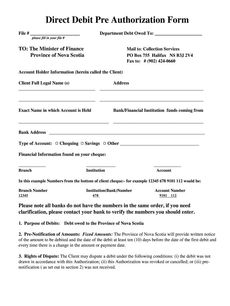 Scotiabank Direct Deposit Form Pdf Fill Online Printable Fillable 