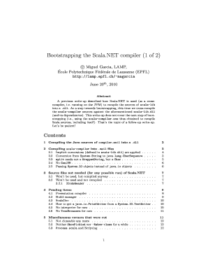 Fillable Online epfl Bootstrapping the Scala.NET compiler (1 of 2) - LAMP - EPFL - epfl Fax ...