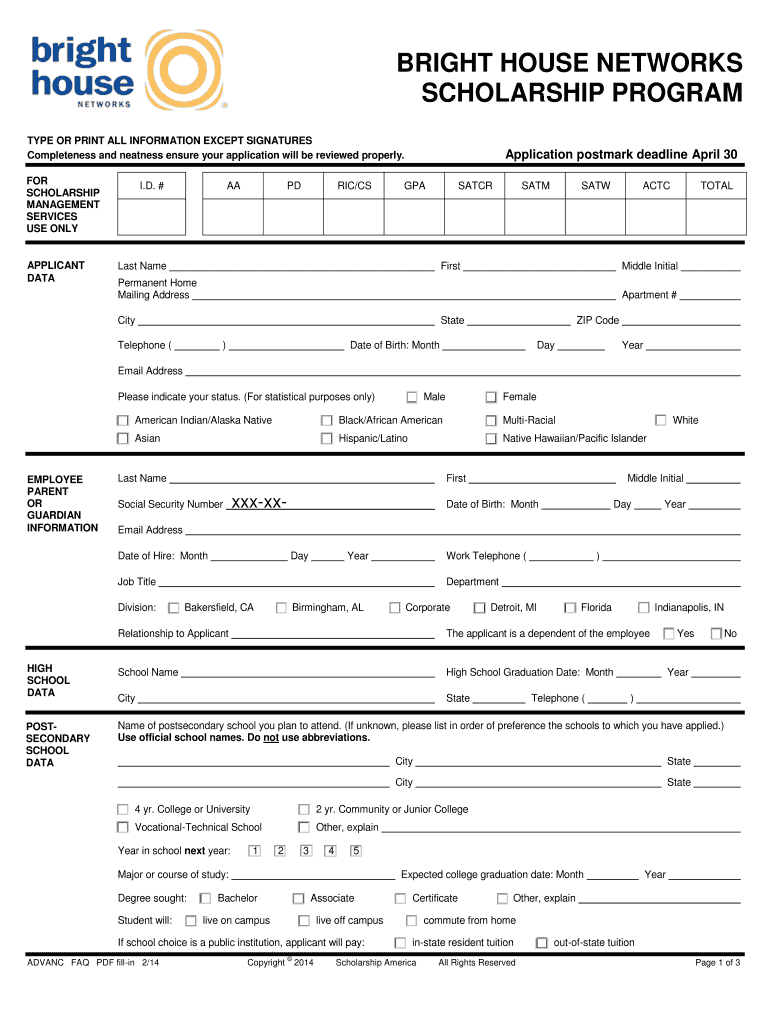 Fillable Online sms scholarshipamerica kenyon app.DOC Fax Email Print - pdfFiller