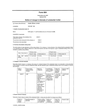 Fillable Online Form 604 - Jupiter Mines Fax Email Print - pdfFiller