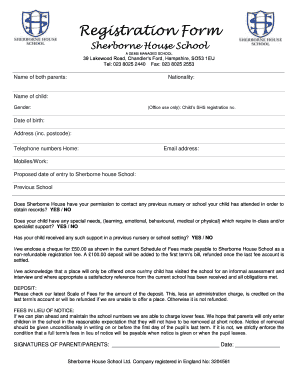 Fillable Online Registration Form - GEMS Education Fax Email Print ...