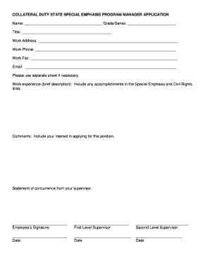 Fillable Online nrcs usda Duties and Application Fax Email Print - pdfFiller