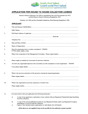 Fillable Online House to house application Fax Email Print - pdfFiller
