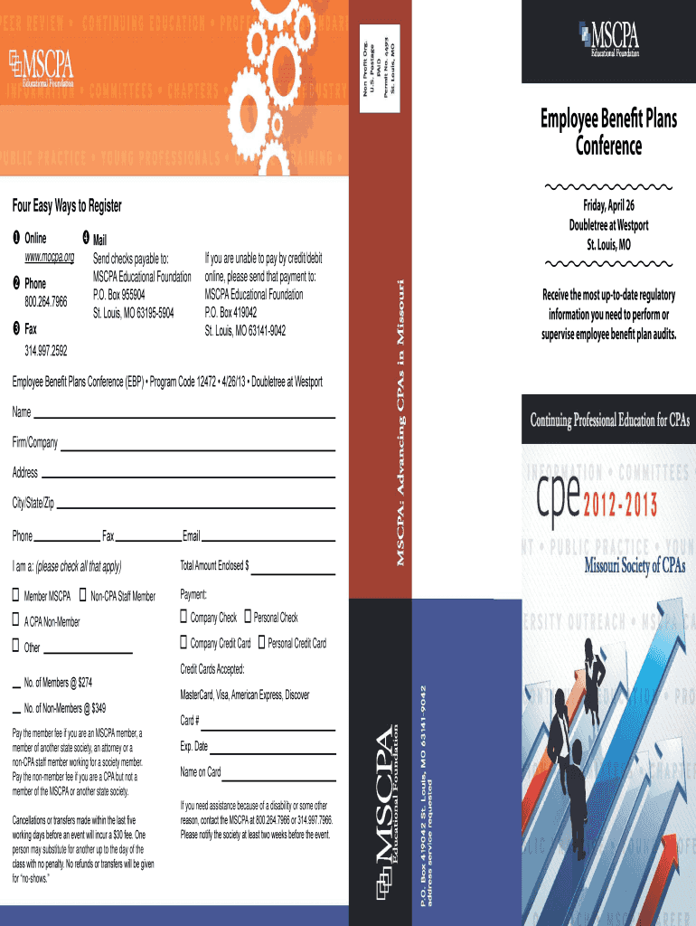 Fillable Online Employee Benefit Plans Fax Email Print - pdfFiller