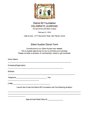 Fillable Online Donor Form Fax Email Print - pdfFiller