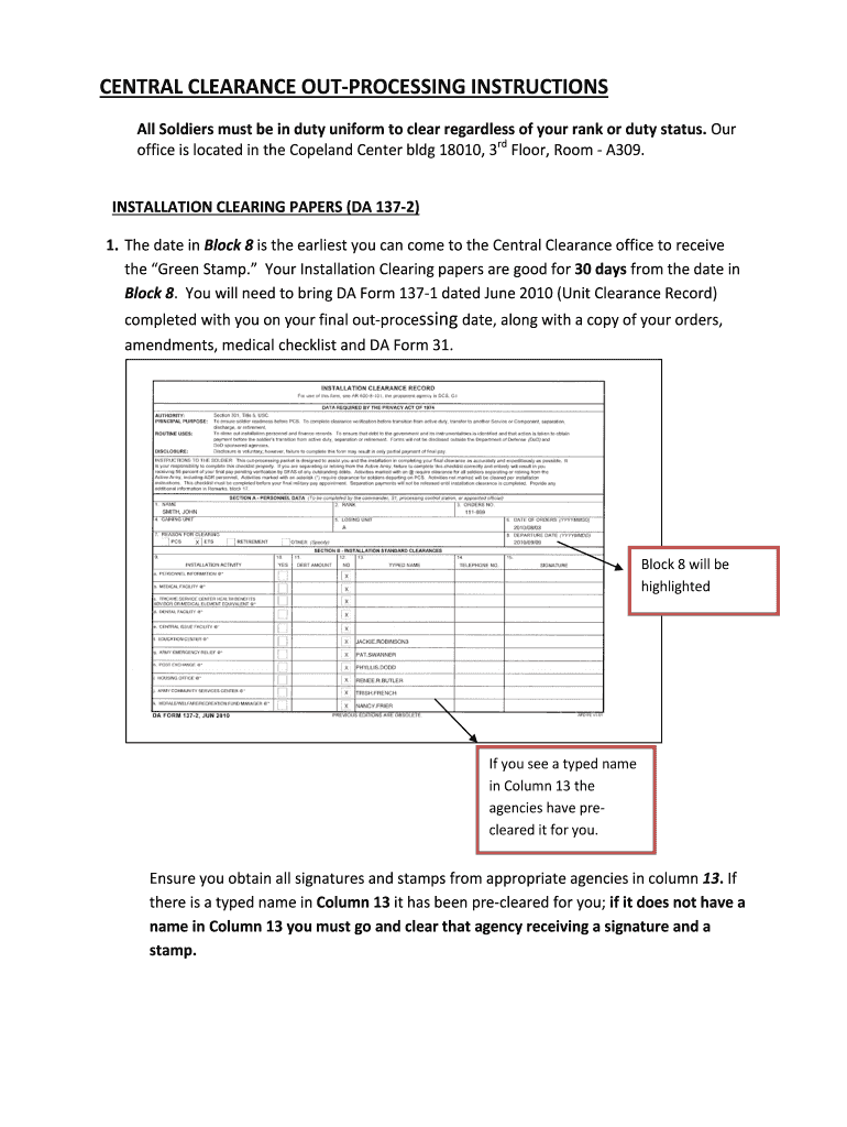 Installation Clearing Papers - Fill Online, Printable, Fillable, Blank | pdfFiller