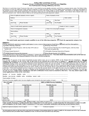 Fillable Online Multi-Family Income Eligibility Form - TNMP Fax Email Print - pdfFiller