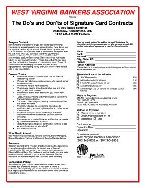 Fillable Online Signature Cards Fax Email Print - pdfFiller