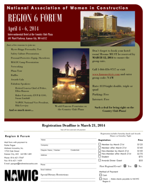Fillable Online kcnawic Forum Registration Form - National Association ...