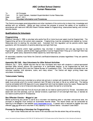 Fillable Online abcadultschool Volunteers Memo-Ltr (New)- Information ...