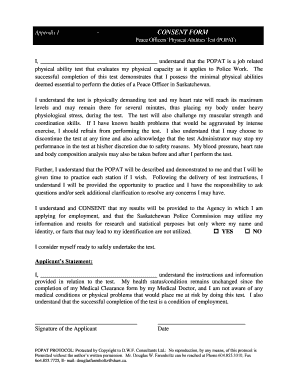Fillable Online police saskatoon sk POPAT Consent Form - Saskatoon ...