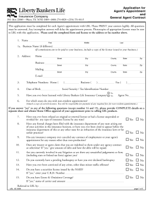 Fillable Online Liberty Bankers - ims-grp.com Fax Email Print - pdfFiller