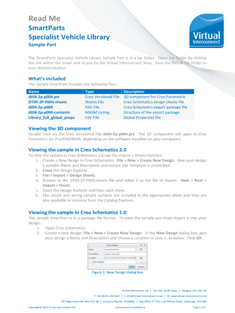 Fillable Online Specialist Vehicle Library Sample Read Me - Virtual ...