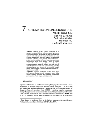 Fillable Online 7 AUTOMATIC ON-LINEVERIFICATION Fax Email Print - pdfFiller