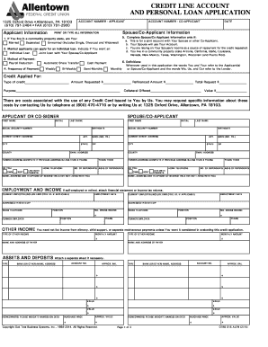 Fillable Online To download an AFCU Mastercard Application! - Allentown ...