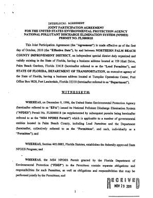 Fillable Online JOINT PARTICIPATION AGREEMENT Fax Email Print - pdfFiller