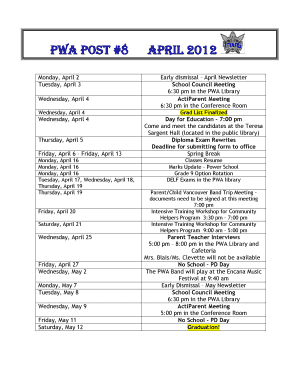 Fillable Online PWA POST #8 Fax Email Print - pdfFiller