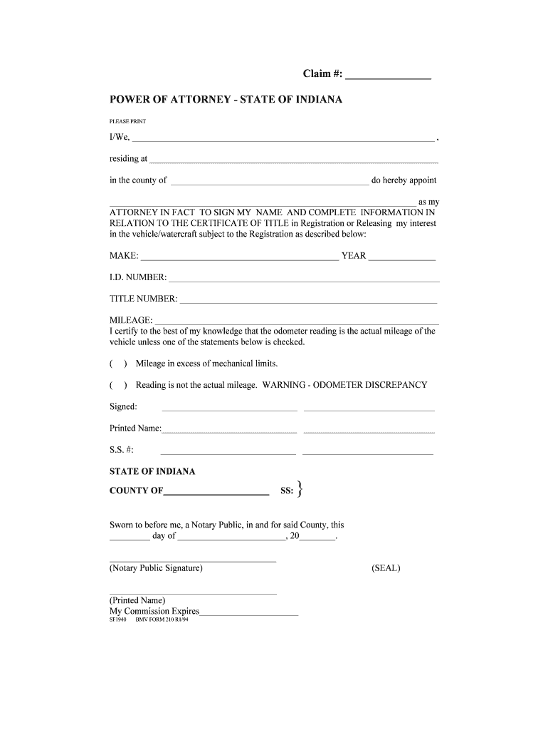 Fillable Online Web - POA Form.doc. Request for Taxpayer Identification ...