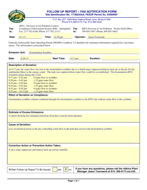 Fillable Online Follow up report fax notification form - Adkins Energy LLC Fax Email Print ...