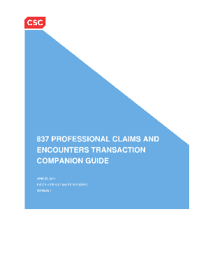 Fillable Online HIPAA 837P Claims Transaction Companion Guide - New ...