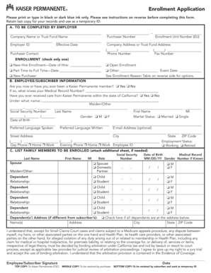 Fillable Online 0106-0021-05 OE EnrollApp ver2 - Vasona Management Fax Email Print - pdfFiller