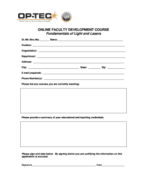 Fillable Online op-tec Or, click here to download printable application ...