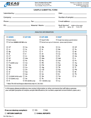 Fillable Online eaglabs Evans Analytical Group SAS - eaglabs Fax Email ...