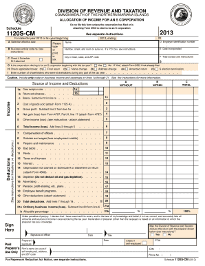Fillable Online cnmidof DIVISION OF REVENUE AND TAXATION COMMONWEALTH ...