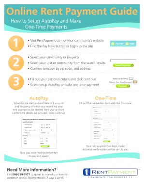 Fillable Online Online Rent Payment Guide - Pay Rent Fax Email Print ...
