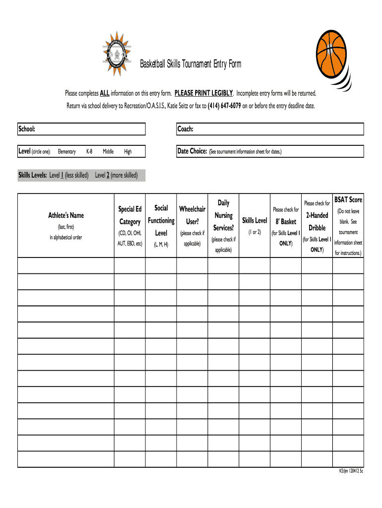Template Printable Basketball Registration Form Printable Forms Free 