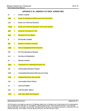 Fillable Online APPENDIX-B: ABBREVIATIONS/ACRONYMS Fax Email Print ...
