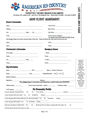 Fillable Online AK9C CLIENT AGREEMENT Fax Email Print - pdfFiller