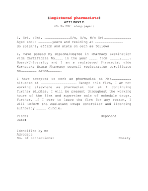 Fillable Online (Registered pharmacists) Fax Email Print - pdfFiller