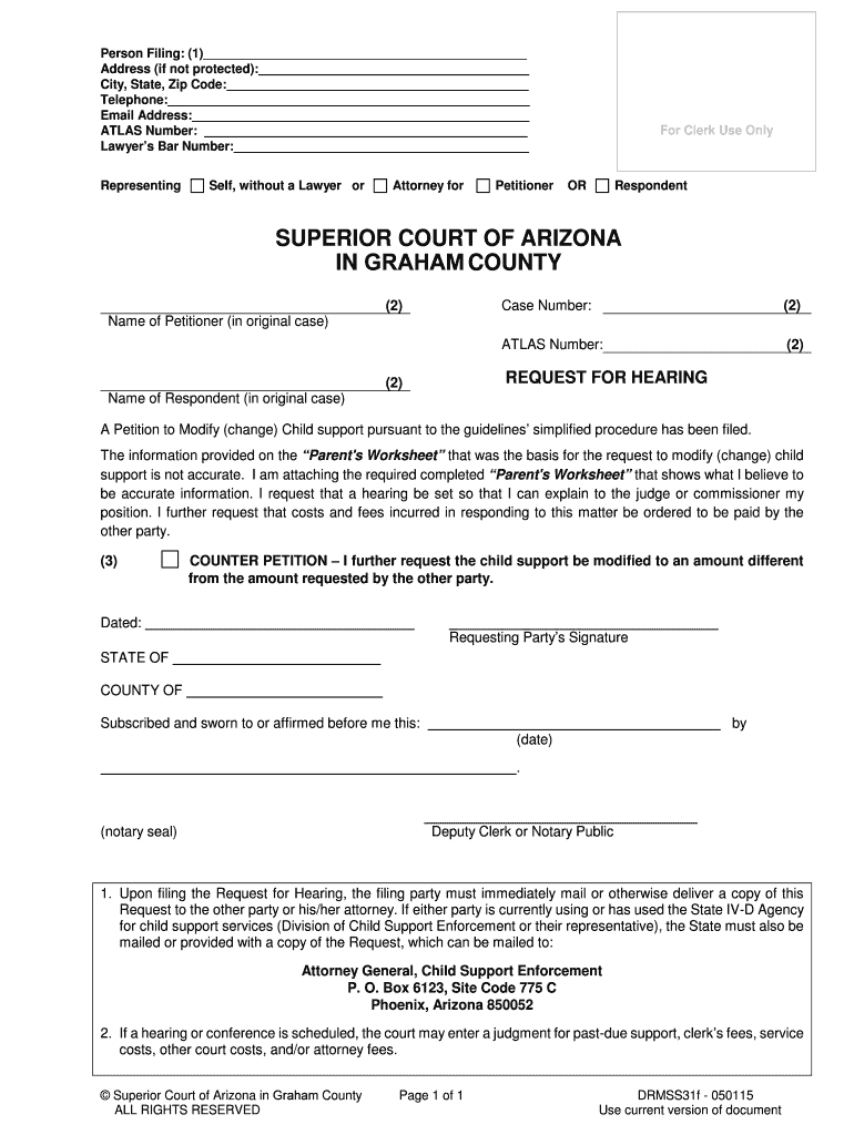 Fillable Online RESPONSE TO PETITION TO MODIFY CHILD SUPPORT 15% OR ...
